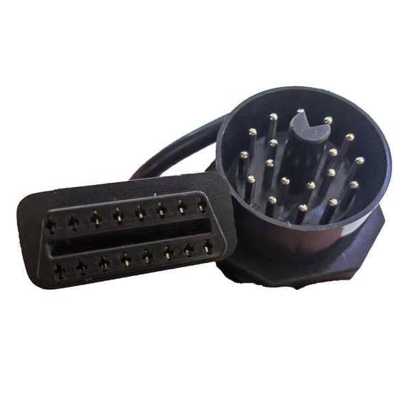 Quality Black 20 Pin OBD Port Cable , Practical Diagnostic Connector Cable for sale