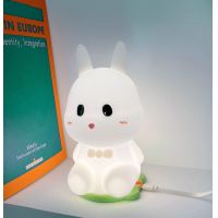 Quality LED Silicone 7 Color Pat Bedside Rabbit Night Light Touch Sensor With USB Charge for sale