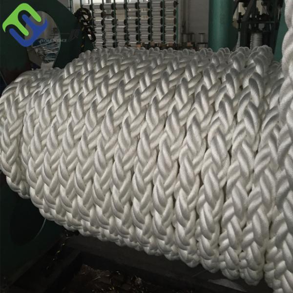 Quality 8 Strand Braided Polyester Mooring Rope Ship Hawser Polyester Rope for sale