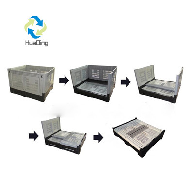 Quality Convenient Foldable Pallet Box 1120x910x660mm Internal Specification 1T Dynamic for sale