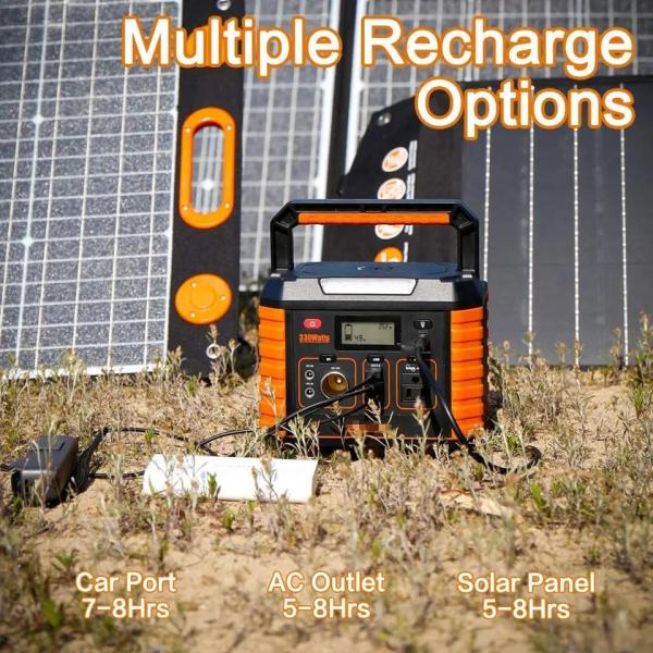 Quality 330W Portable Power Station Solar Lithium Battery Bank For Portable Power Pack for sale