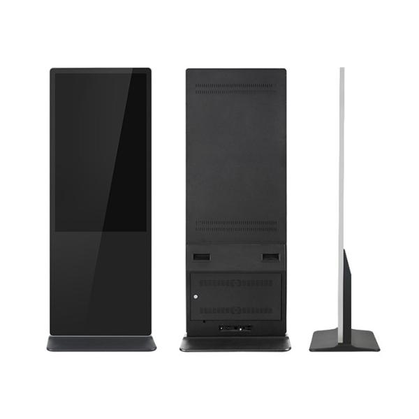 Quality Commercial Floor Standing LCD Advertising Player 1080P 10 Points IR Touch Screen for sale