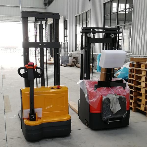Quality Triplex Mast 4286lbs Full Electric Stacker Electric Stacker Trucks 5m 1600kg for sale