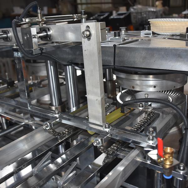 Quality 6kw Paper Plate Forming Machine Medium Speed Biodegradable Plate Making Machine for sale