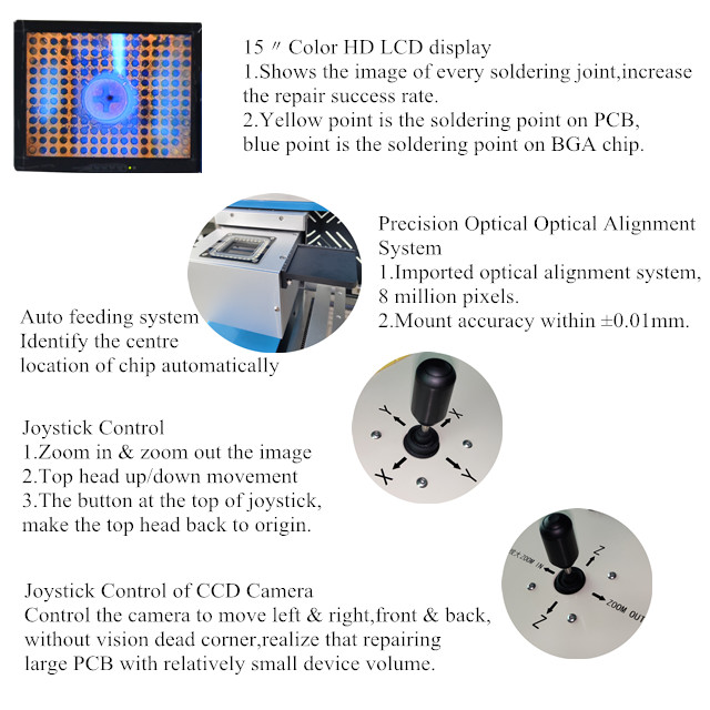 WDS-750 Infrared BGA Rework Station LED TV Computer Motherboard Repair ...