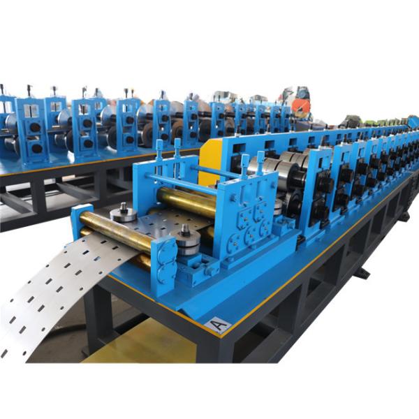 Quality Pallet Rack Uprights / Upright Rack Roll Forming Machine Safe for sale