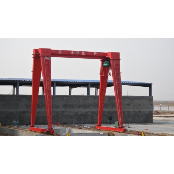 Quality Port Cargo Yard Single Beam 20 Ton Gantry Crane With Overload Protection for sale