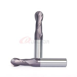 Quality 1/8" 1/2 Ball Nose End Mill Cutter 12mm Carbide End Mill Bits For Aluminum for sale