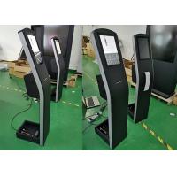 Quality 12.1 13.3inch LCD info kiosk with capacitive touch screen and thermal printer for sale