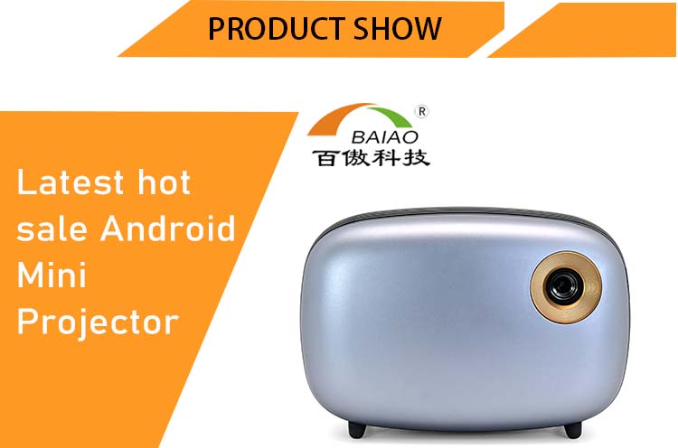 Smart Pocket Mini Projector, 1080P WIFI Home Theater DLP Projector Support BT4.0 USB