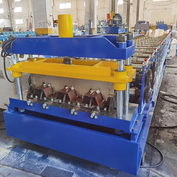 Quality Galvanized Steel Metal Deck Roll Forming Machine 15kw 380V for sale