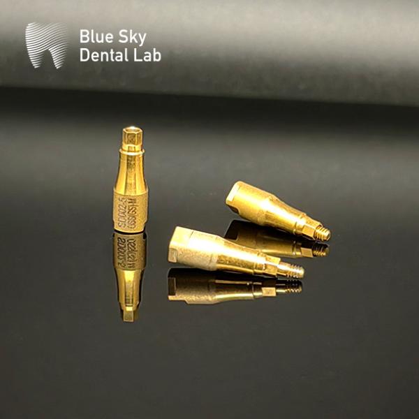 Quality Metal Osstem Implant Scan Body Golden 5mm Hiossen Scan Body for sale
