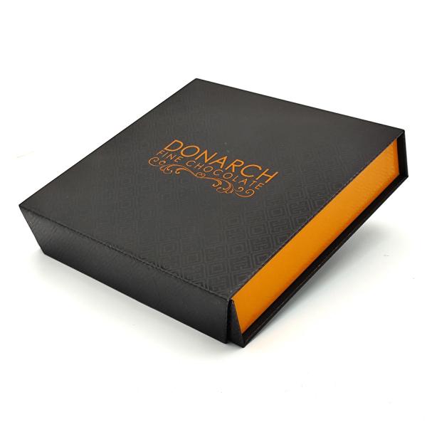 Quality Eco Friendly Paper Chocolate Box Candy Flip Top Boxes With Magnetic Closure for sale