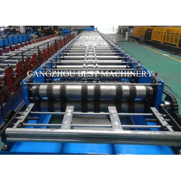 Quality New Condition Deck Sheet Floor Roll Forming Machine PLC Control System for sale