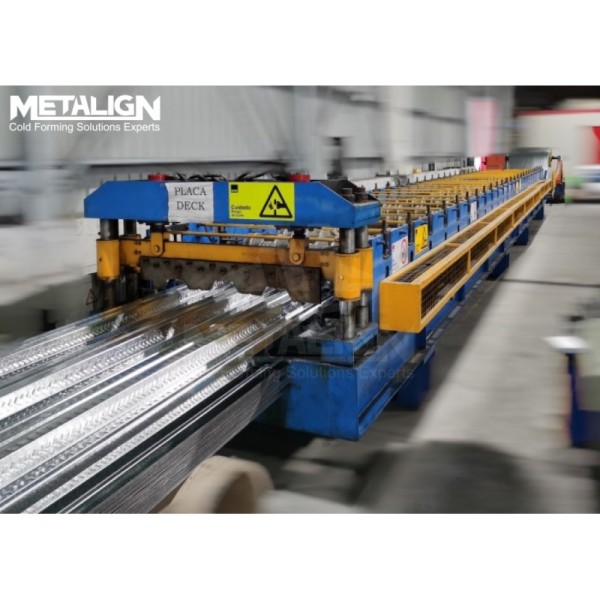 Quality High Speed Embossed Floor Deck Roll Forming Machine For Galvanized Steel Sheets for sale