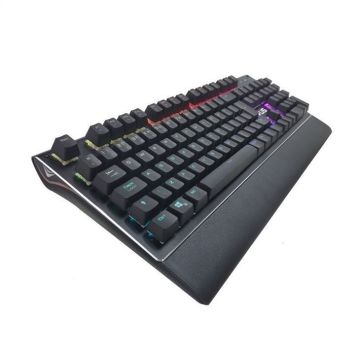 Quality Ultra Slim LED Backlit Rainbow Wired Computer Keyboard And Mouse Spill Resistant for sale