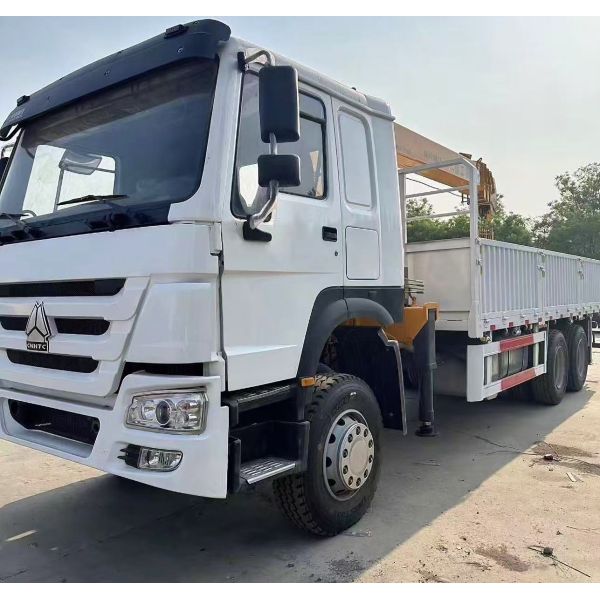 Quality 2023  Used Howo Truck 371 Crane 6x4 6000kg - 20000kg Capacity for sale