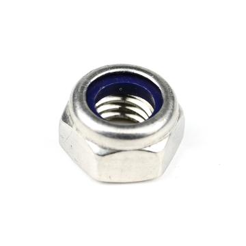Hexagon Bule Nylon Insert Self Locking Nut Payment Term T/T Stainless Steel 304