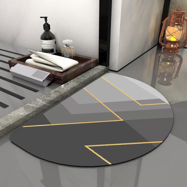 Quality Microfiber Anti Slip Bath Mat Quick Drying Super Absorbent for sale