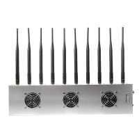 Quality 5G Cell Phone 10m 20W 10 Channel Desktop Signal Jammer for sale