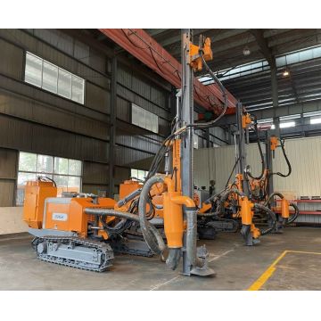 Quality Separated DTH Surface Rock Drill Rig With 60kw Diesel Engine for sale