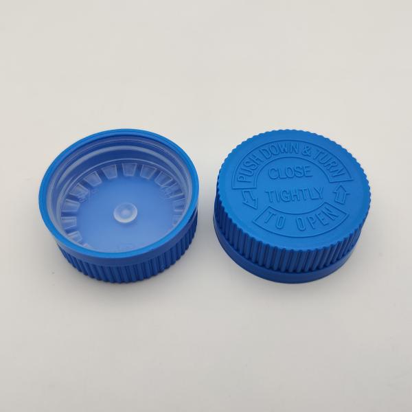 Quality Polypropylene 38mm Plastic Cap , Anti Spill Dispensing Bottle Cap for sale