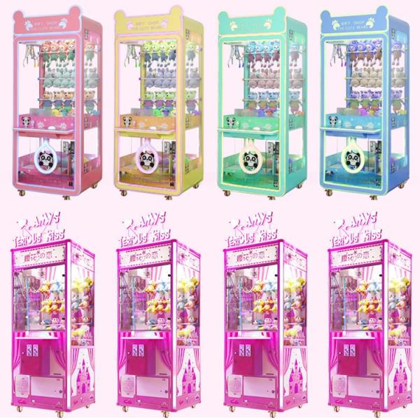 Quality Adjustable Claw Game Machine 1 Person Safety For Indoor Mall for sale