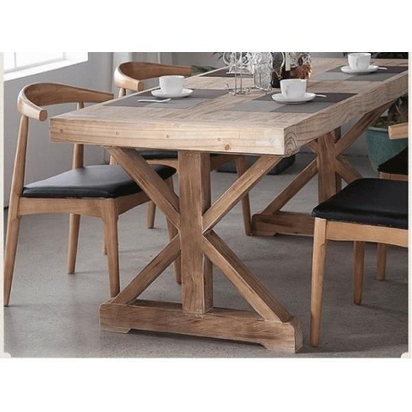 Quality Solid Wood Customized Vintage Neoclassical Wooden Dining Table for Dining and for sale