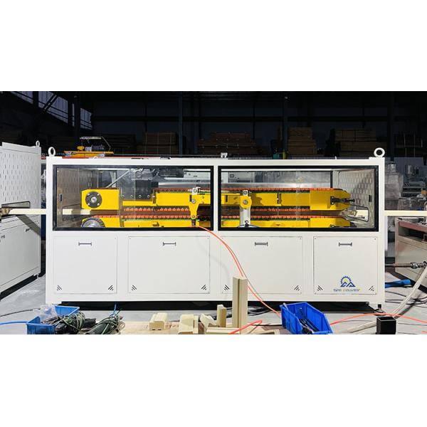 Quality 38CrMoALA Screw Material WPC Solid Door Frame Extrusion Line For Door Production for sale