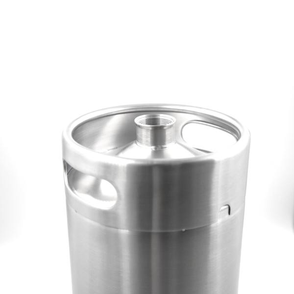 Quality 18/8 Stainless Steel Countertop 10 Litre Beer Keg With Rim Handle for sale