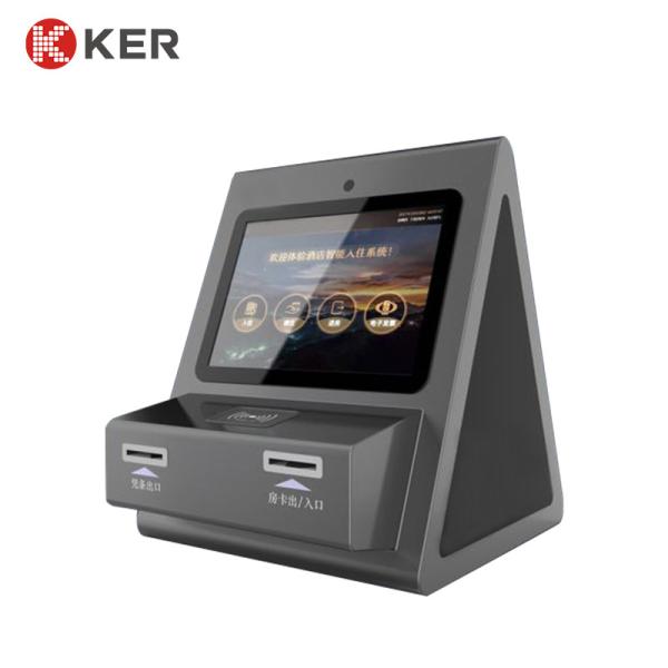 Quality Infrared Induction 15 Inch Desktop Hotel Self Check In Kiosk for sale