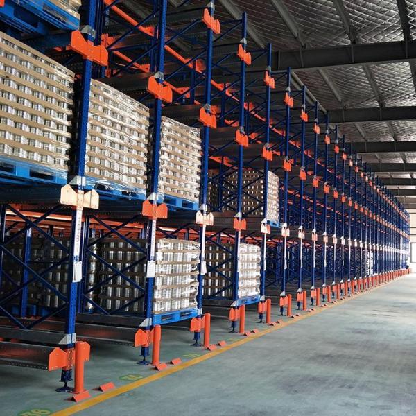 Quality Cold Storage Radio Shuttle Rack With Power Coating Or Galvanized Finish for sale