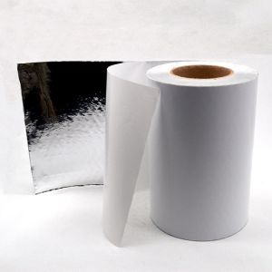 Quality SS7234 Aluminum Coated Art Paper Super Strong Glue White Liner 80G for sale
