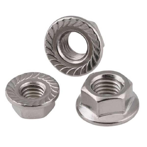 Quality M3-M16 Stainless Steel Serrated Flange Nuts for sale