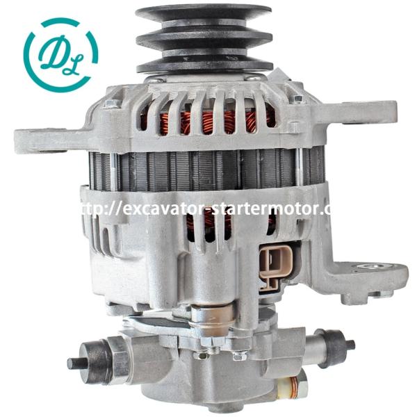 Quality EexcavaStart 24V 45A Alternator A4TU4186 ME011698 for Mitsubishi 4D34 Engine for sale