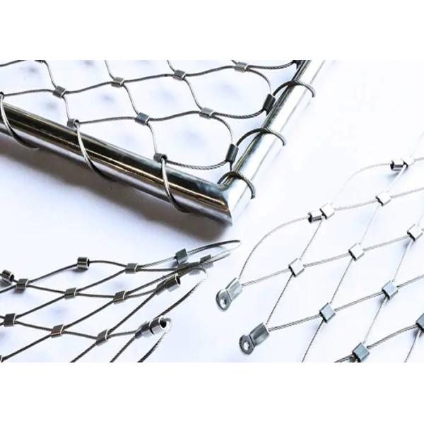 Quality Non Rusting Steel Cable Mesh Balustrade Fencing Handrail Infill for sale