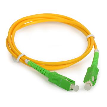 Quality Data processing networks SC Simplex Fiber Optic Patch Cord with Single Mode for sale