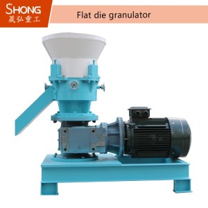 Quality Flat Die Fertilizer Granulator Machine with 22kw-75kw Power, 3-7 ton per hour for sale