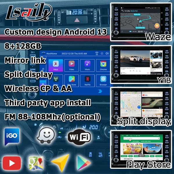 Quality Toyota Hilux Android 13 multimedia video interface wireless carplay android auto for sale