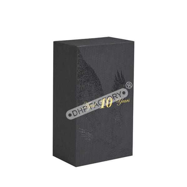 Quality Personalised Wine And Glass Gift Box Anti Drop Paper Drawer Box for sale