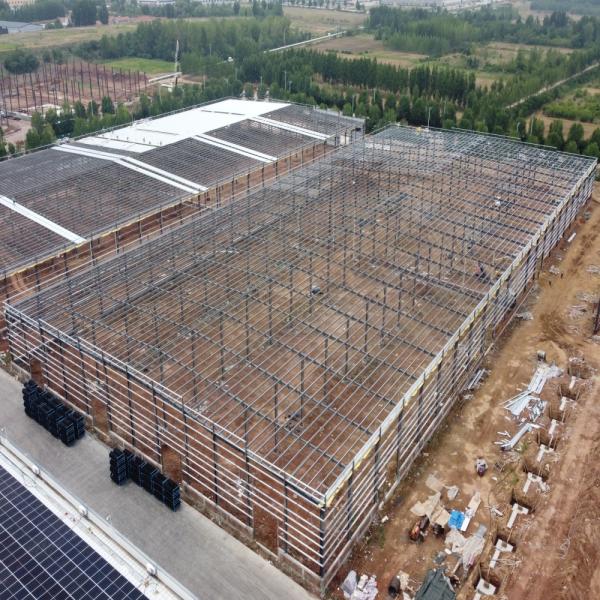 Quality Large Span Pre Engineered Steel Frame Warehouse Q235B Q355B for sale