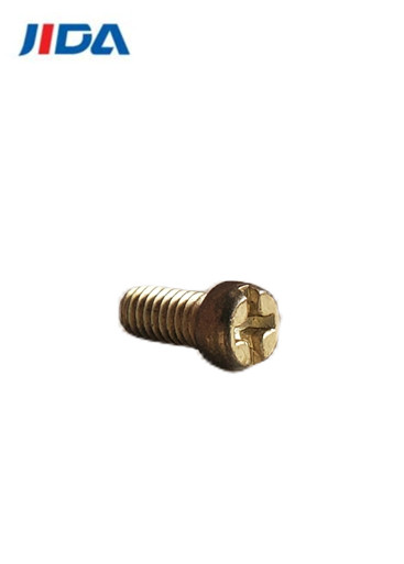 Quality Brass Combination Slotted Phillips Machine Screws Round Tail M3.5x6.6mm for sale