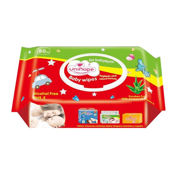 Quality Alcohol-Free Organic Cotton Baby Wipes Private Label 15*20CM Sheet Size for sale