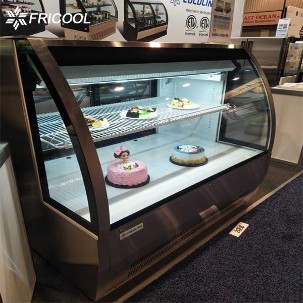 Quality Ventilated Commercial Refrigerated Deli Case 22 Cu.Ft CE ETL for sale