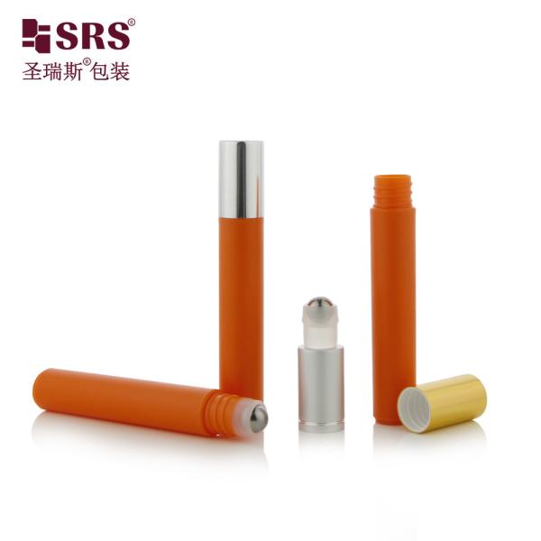 Quality 8ml Round Shape PP Injection Color Empty Cosmetic Packaging Hair Serum Roller for sale
