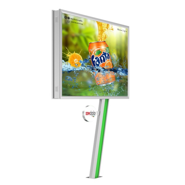 Quality Easy installation digital display 8000nits IP65 P6 6mm pixel pitch steel led screen billboard outdoor advertising for sale
