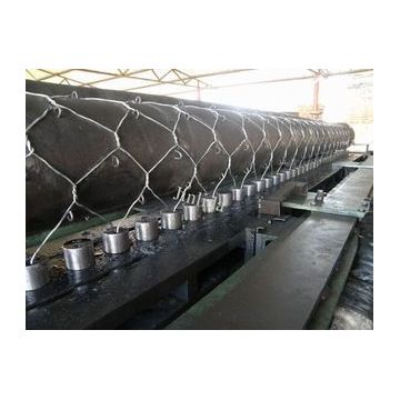 Quality 3 Cross Galvanized Automatic Oil System Hexagonal Wire Mesh Machine for sale