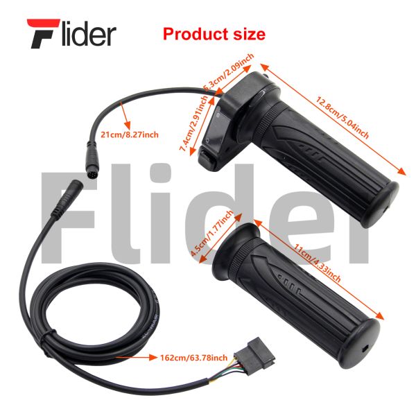 Quality DYU Electric Bicycle Throttle Grip Replacement for Jetson Haze Folding E Bike for sale