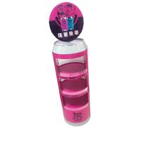 Quality Portable Corrugated Display Stands 3 Layers For Drink Bottle for sale