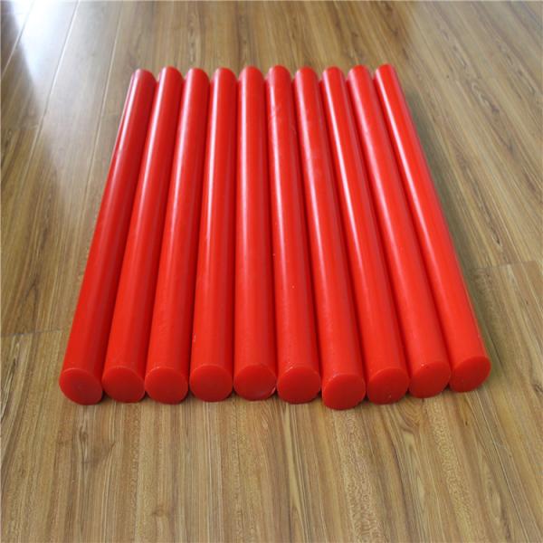 Quality Smooth Surface Polyurethane PU Round Bar Stock 300mm 500mm Length For Rollers Or for sale